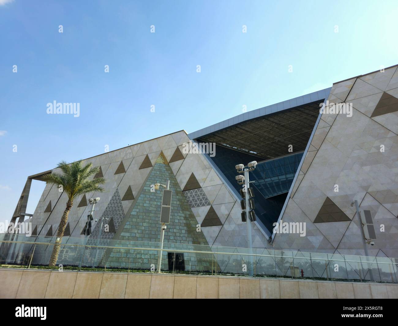 Giza, Egypt, April 13 2024: Exterior view of GEM The Grand Egyptian ...