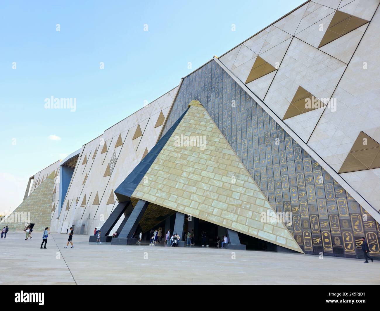 Giza, Egypt, April 13 2024: Exterior view of GEM The Grand Egyptian ...