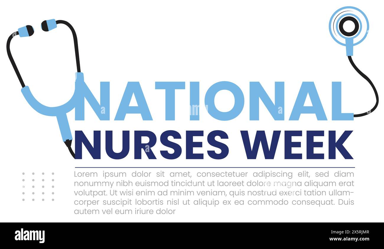 National nurses week may Stock Vector Images - Alamy