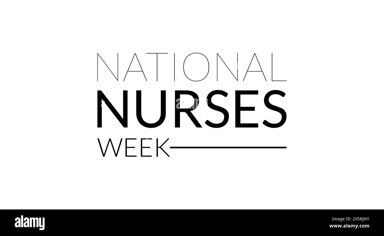 National Nurses Week design templet Stock Vector Image & Art - Alamy