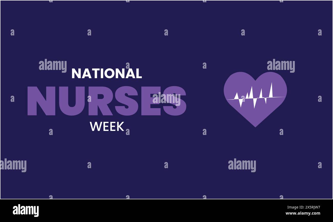 National Nurses Week design templet Stock Vector Image & Art - Alamy