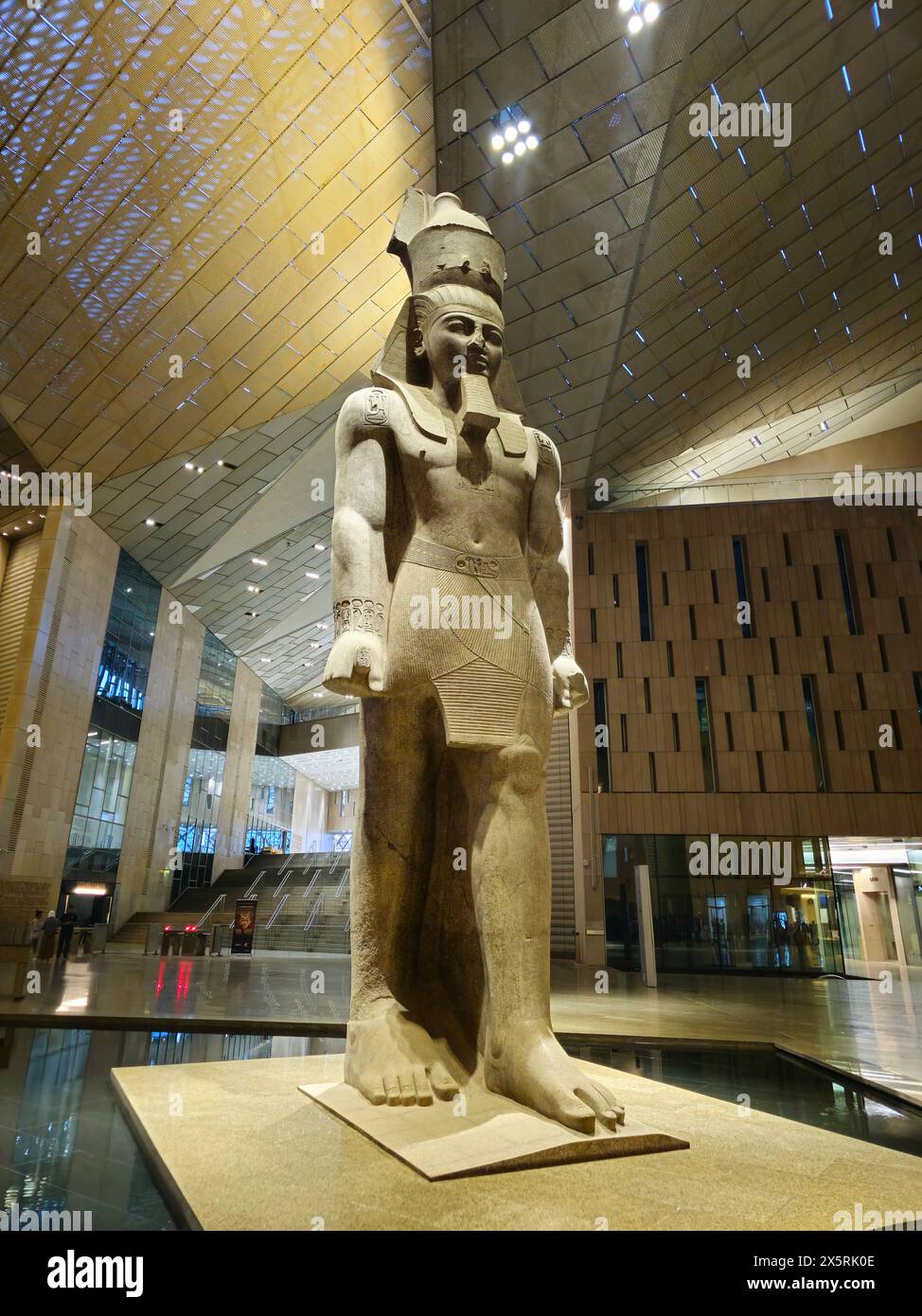Giza, Egypt, April 13 2024: Ramses II from The Grand Egyptian Museum ...