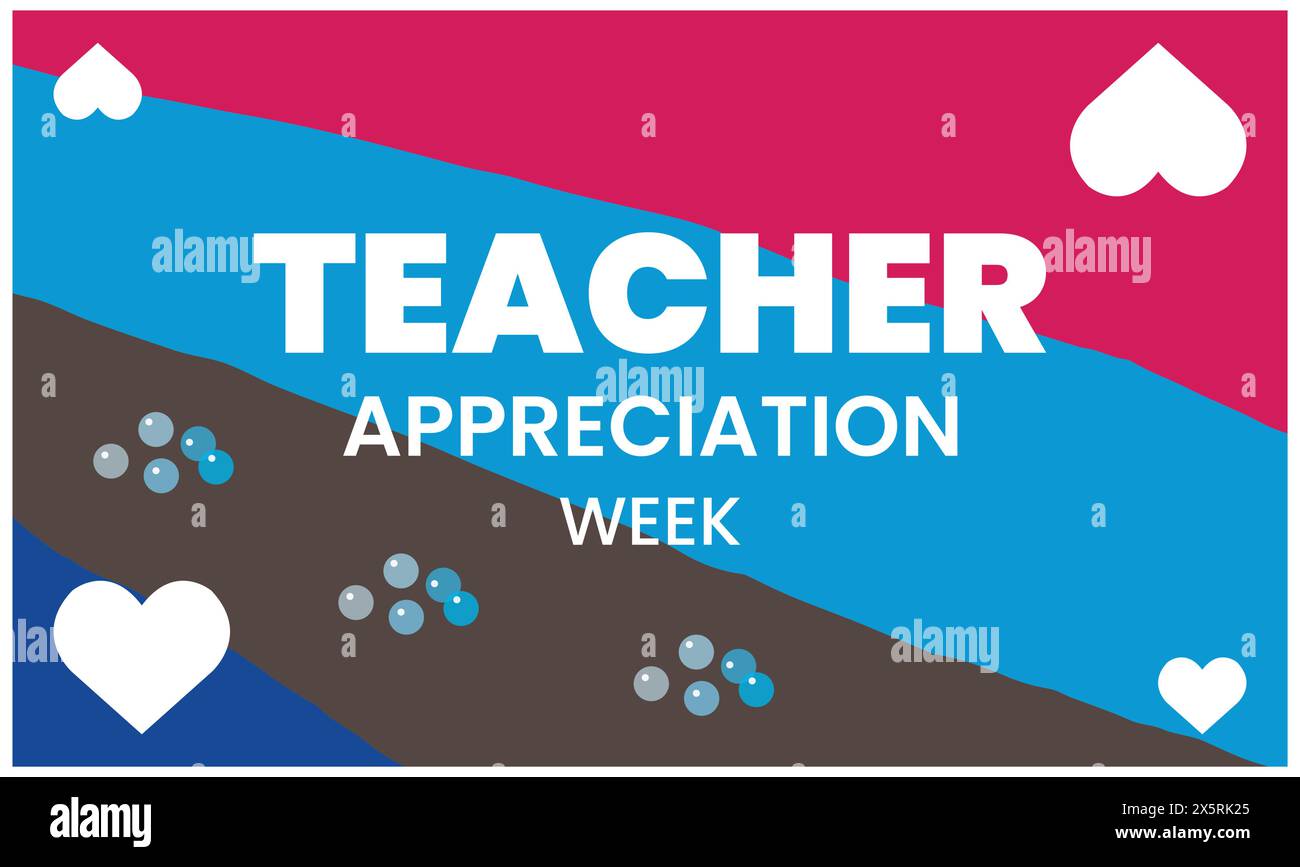 Teacher Appreciation Week design templet Stock Vector Image & Art - Alamy