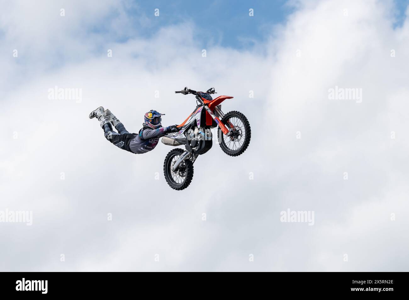 Friedrichshafen, Germany. 09th May, 2024. Luc Ackermann in action at an ...