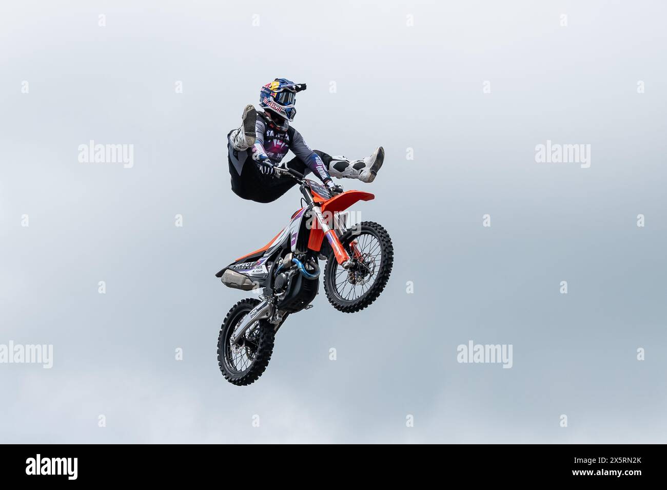 Friedrichshafen, Germany. 09th May, 2024. Luc Ackermann in action at an ...