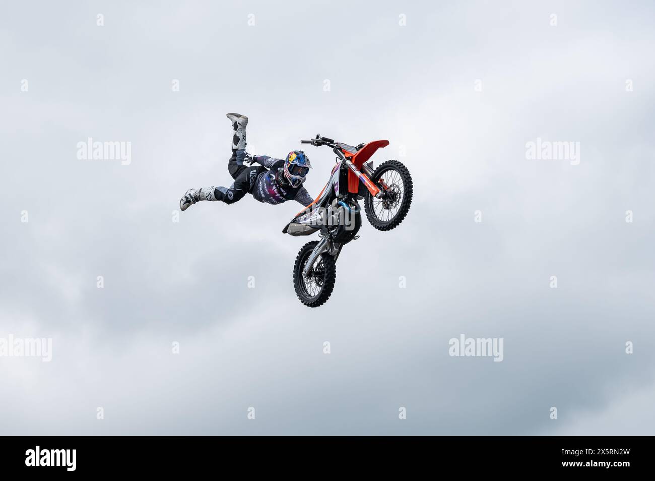 Friedrichshafen, Germany. 09th May, 2024. Luc Ackermann in action at an ...