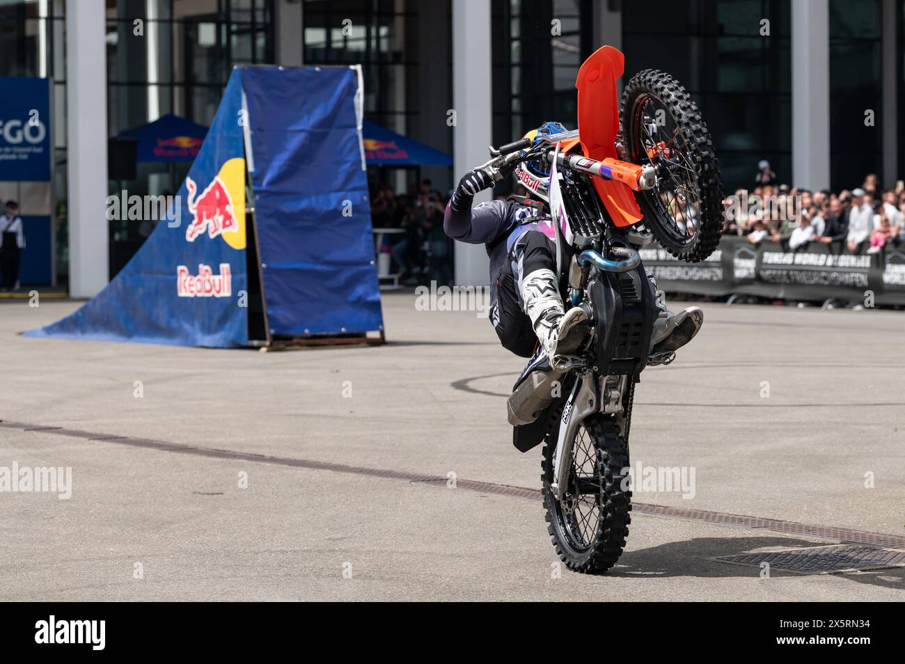 Friedrichshafen, Germany. 09th May, 2024. Luc Ackermann in action at an ...