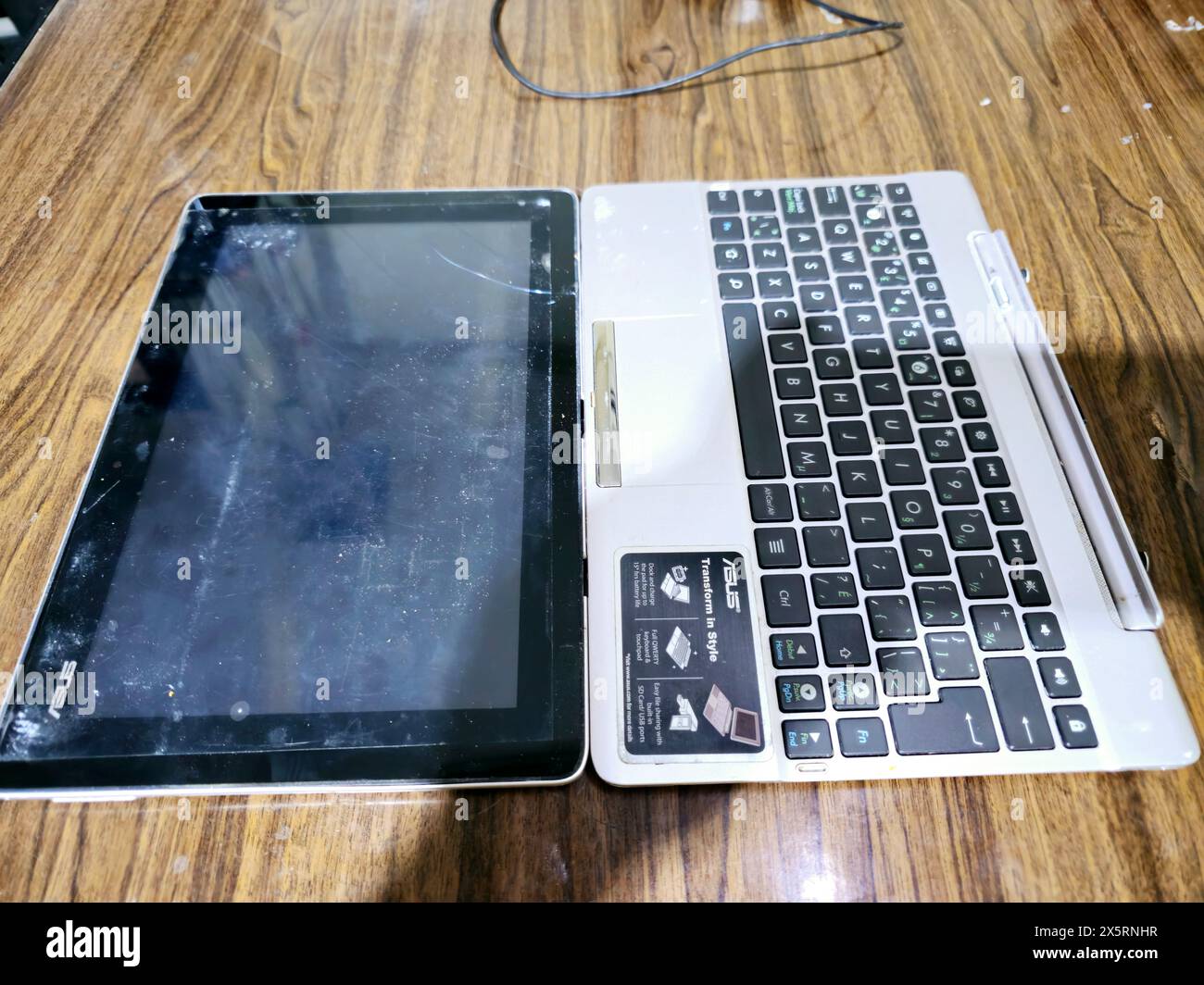 Cairo, Egypt, March 31 2024: Asus transformer pad, Asus tablet computer ...
