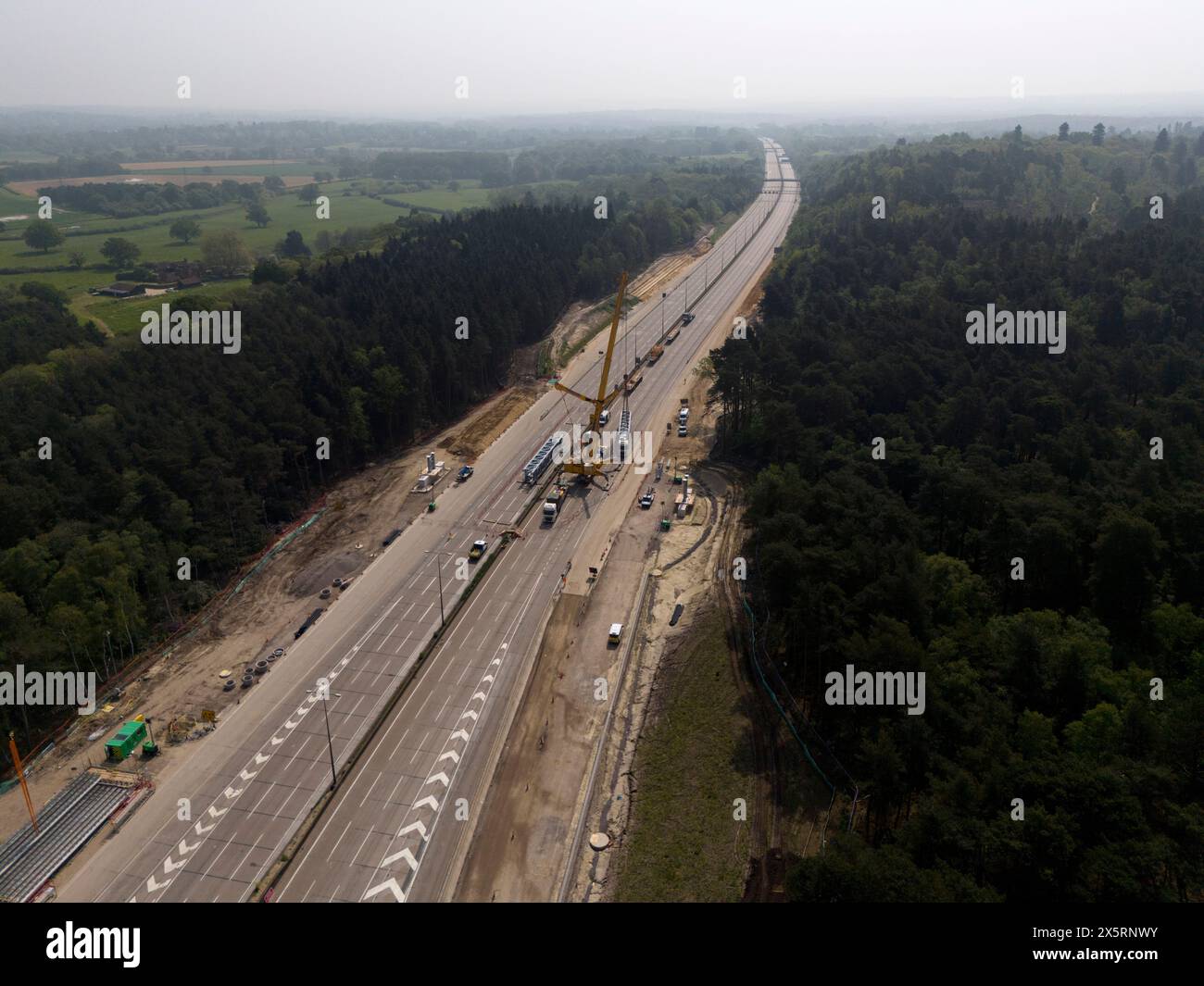 Engineering junction 10 m25 hi-res stock photography and images - Alamy