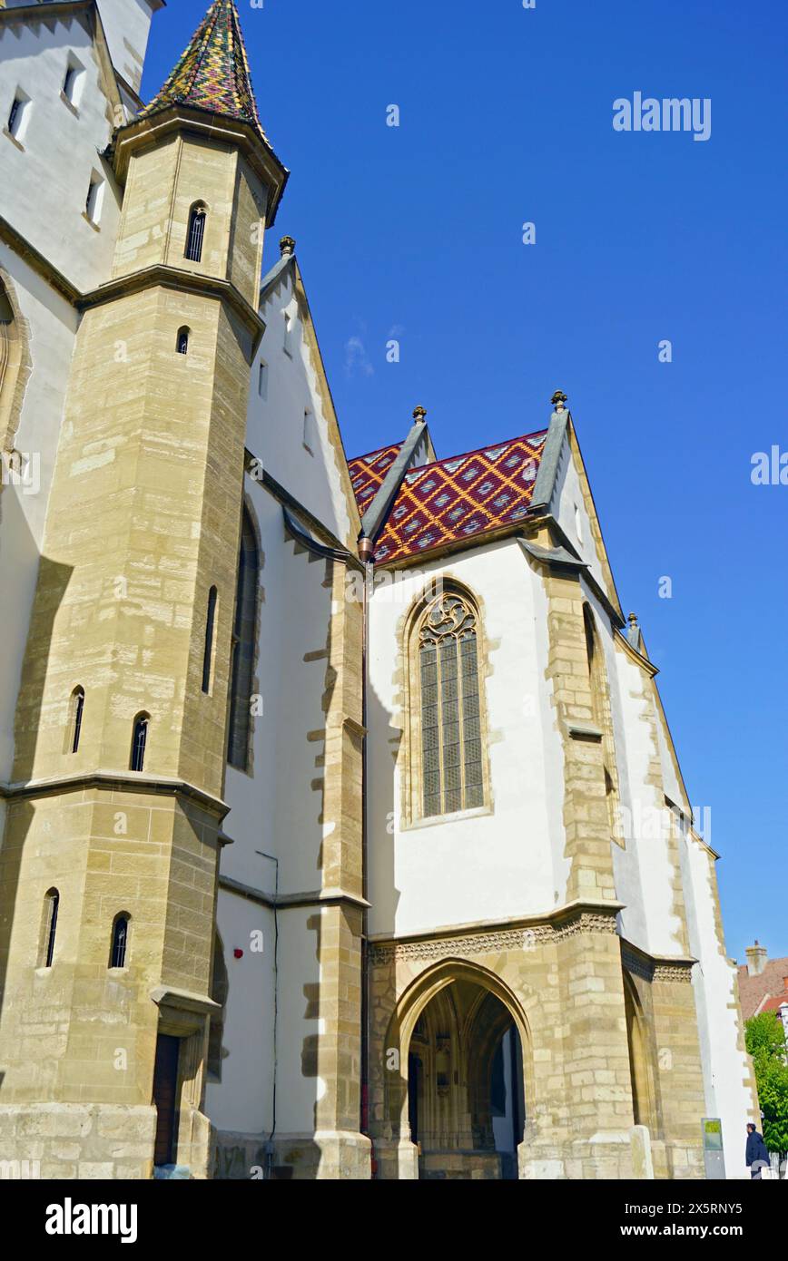 Part of the facade of the Cathedral of St. Mary in the old town of ...