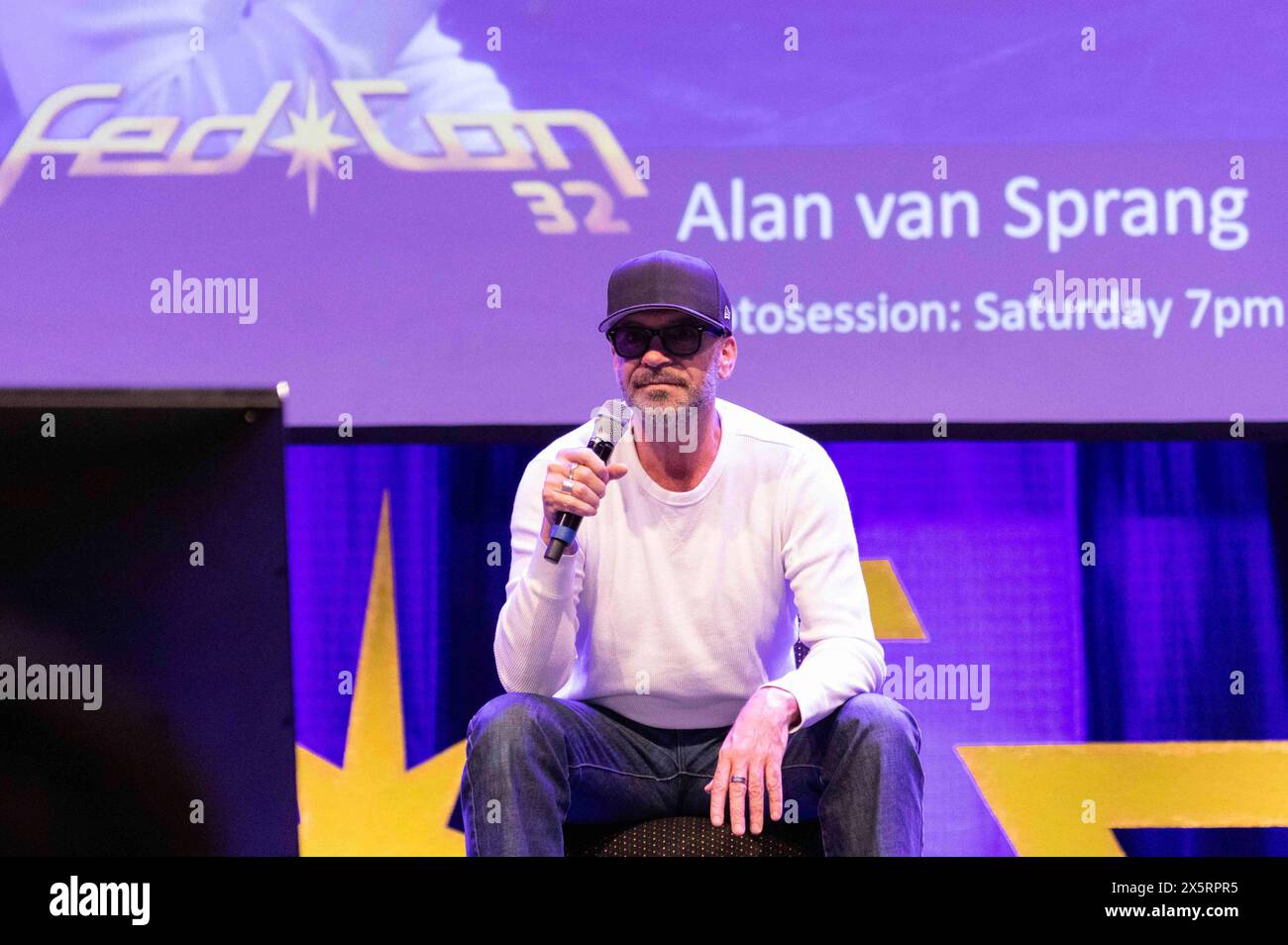 Alan van Sprang auf der FedCon 32 im Maritim Hotel. Bonn, 10.05.2024 ...