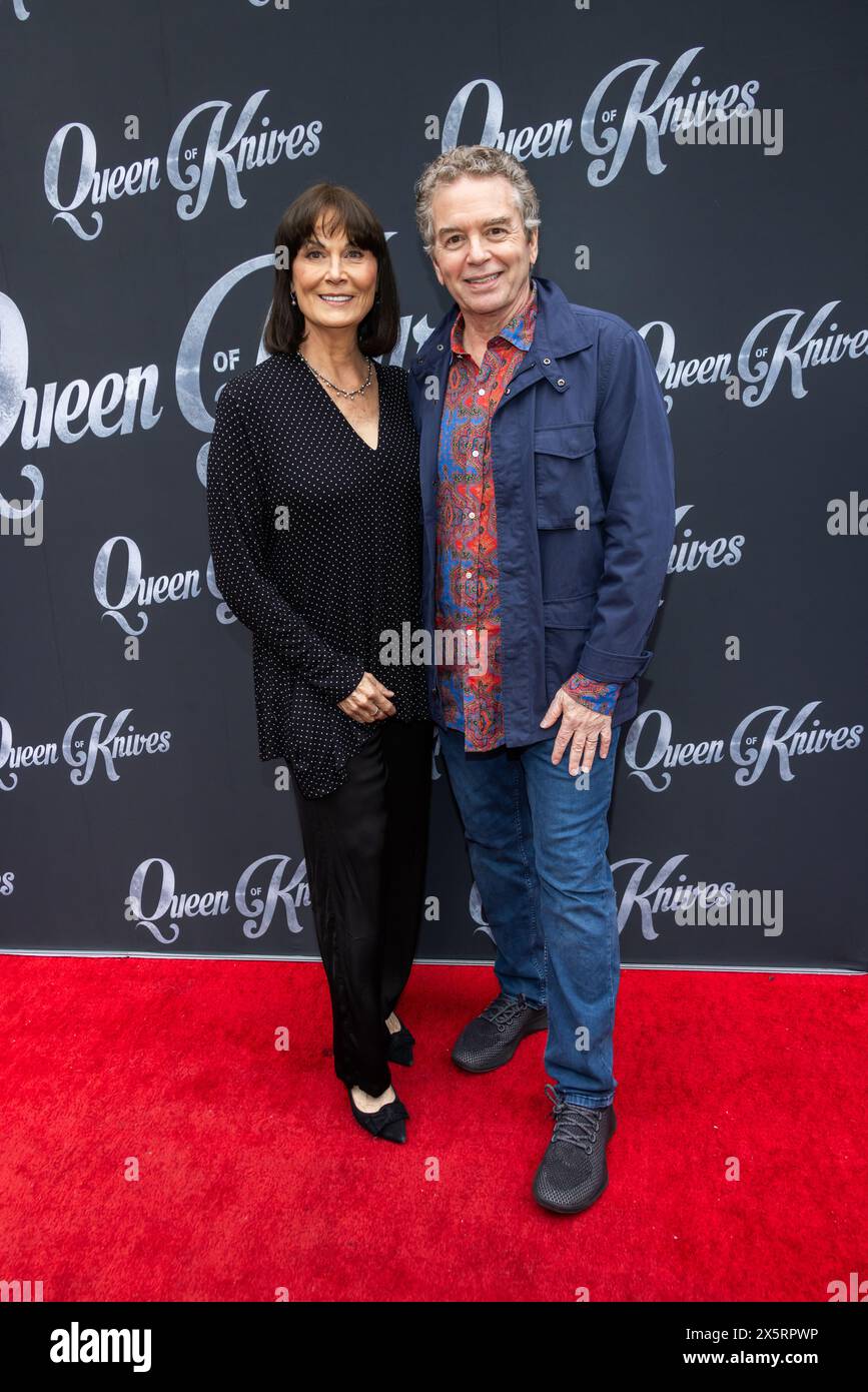 Santa Monica, California, USA. 10th May, 2024. Mel Harris (L) Gene Pope ...