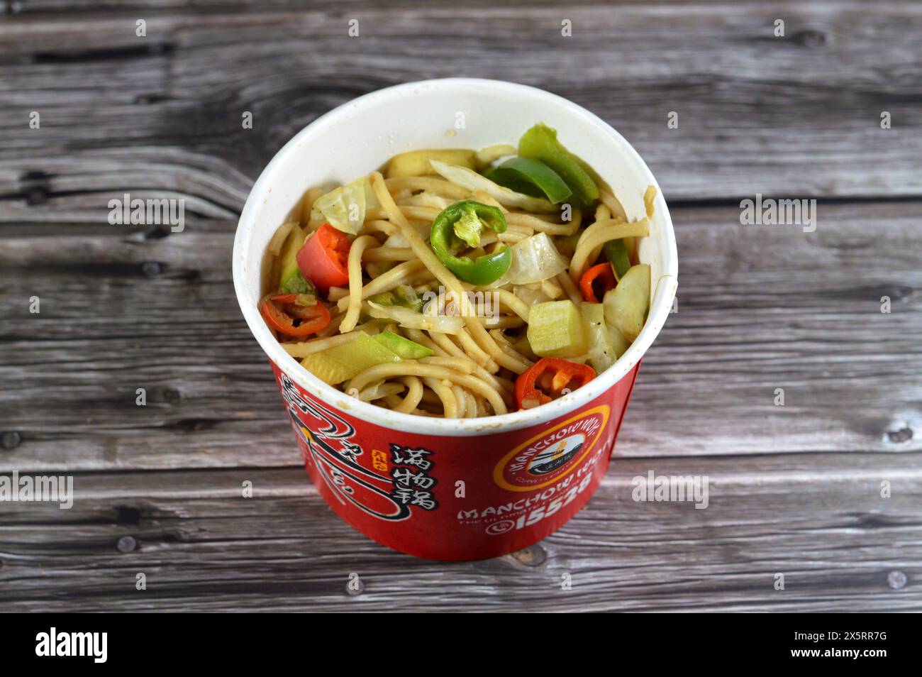 Cairo, Egypt, March 27 2024: Panda house Manchow wok Chinese food ...