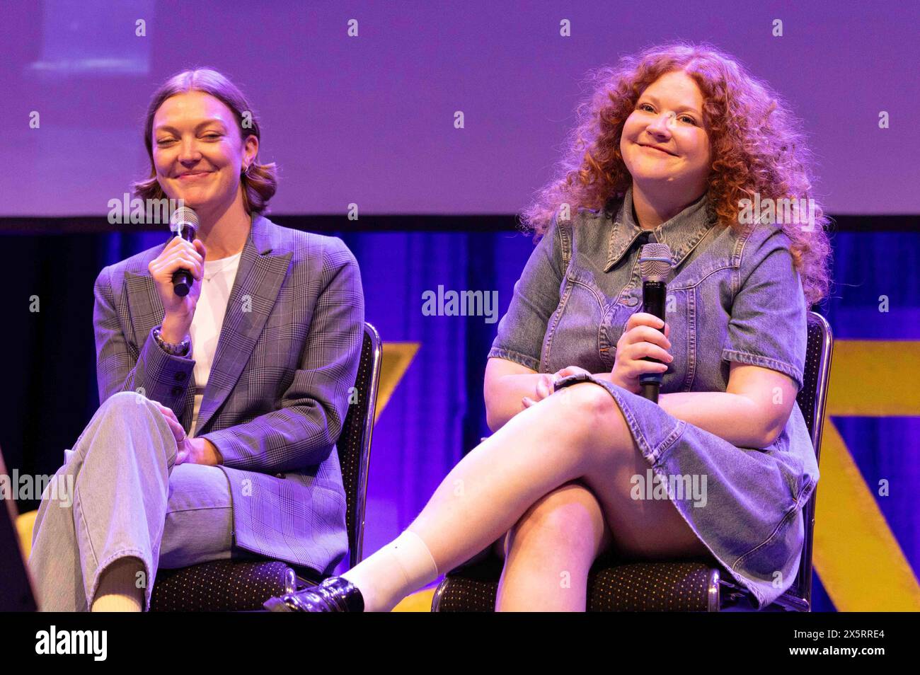 Emily Coutts und Mary Wiseman auf der FedCon 32 im Maritim Hotel. Bonn, 10.05.2024 *** Emily ...