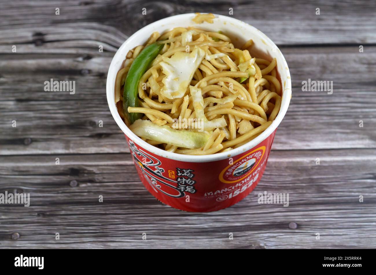 Cairo, Egypt, March 27 2024: Panda house Manchow wok Chinese food ...
