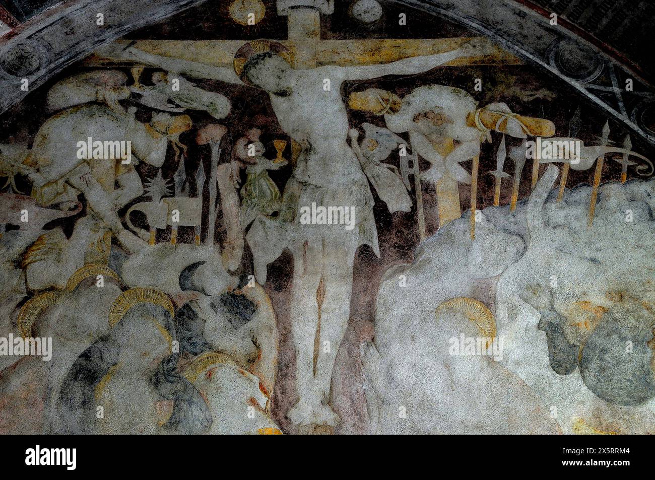 Crucifixion of jesus christ two thieves hi-res stock photography and ...