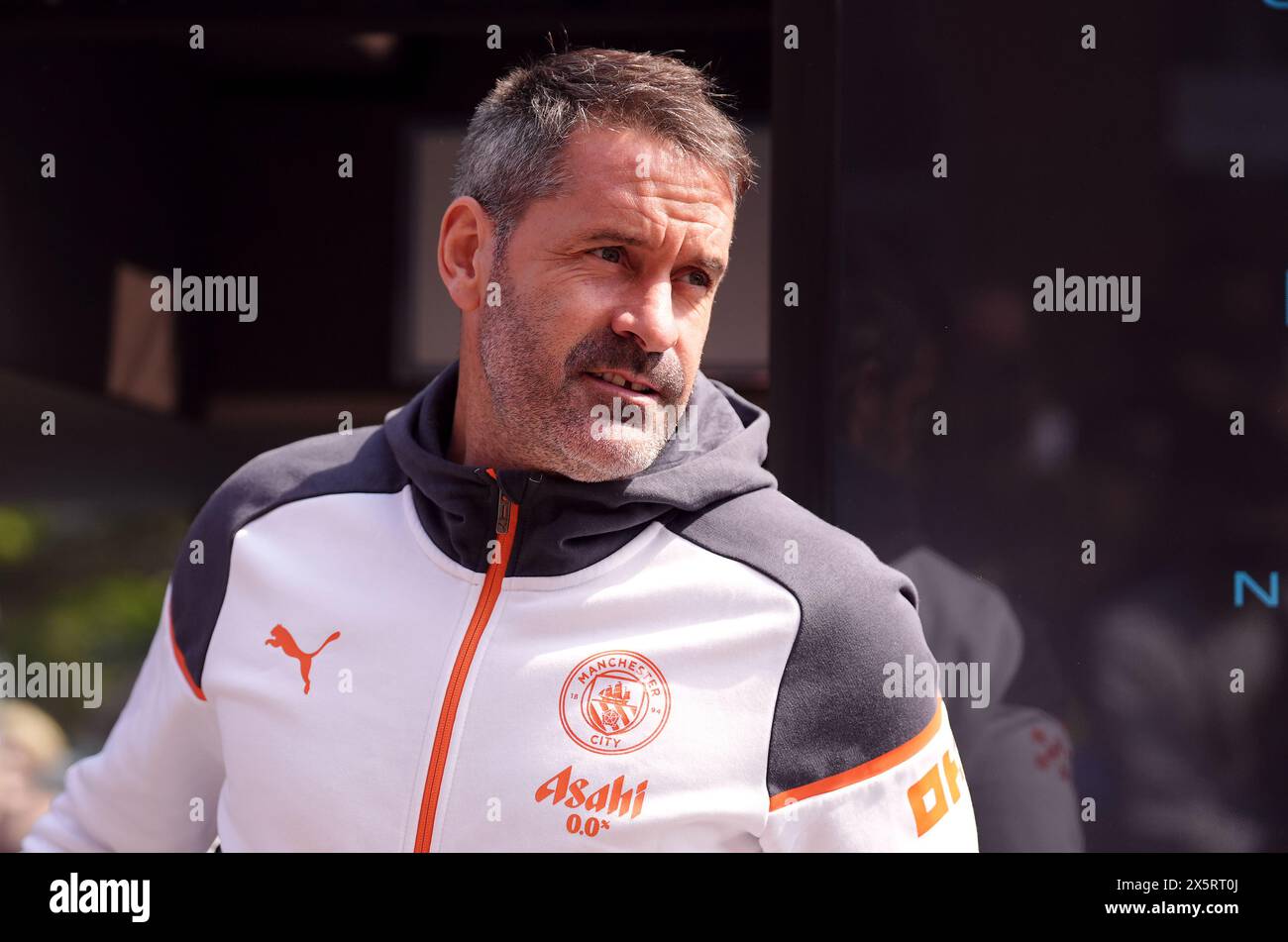 Manchester City's Scott Carson arrives ahead of the Premier League ...