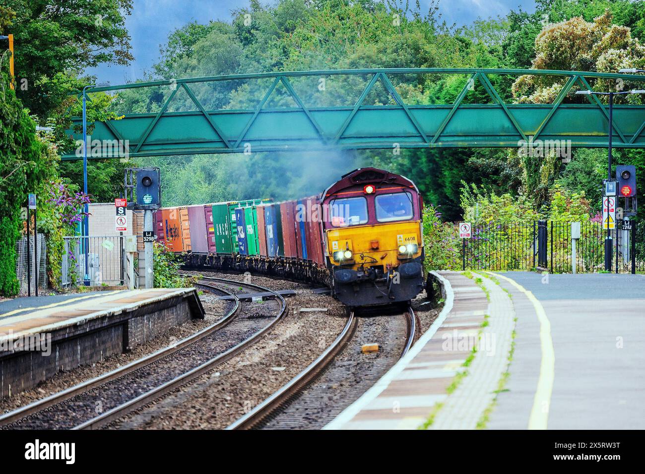 freight train goods cargo train british rail network rail west midlands ...