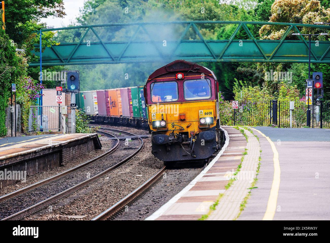 freight train goods cargo train british rail network rail west midlands ...