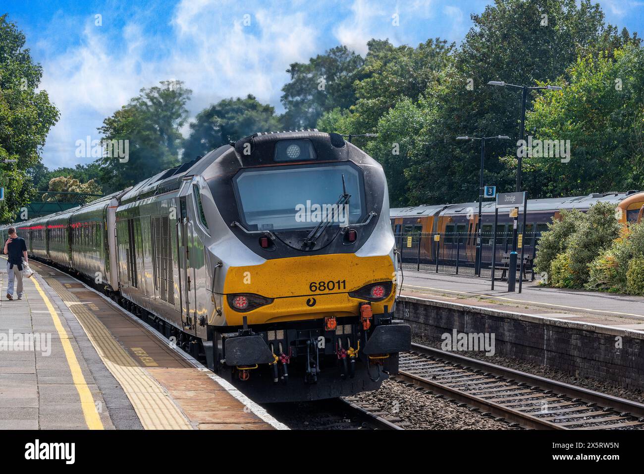 British Rail Network Rail Diesel powered passenger commuter trian ...