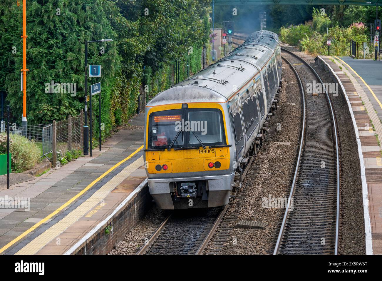 British Rail Network Rail Diesel powered passenger commuter trian ...