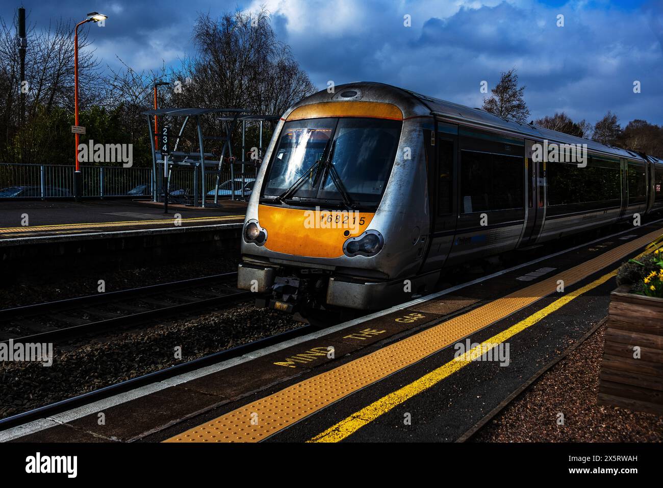British Rail Network Rail Diesel powered passenger commuter trian ...