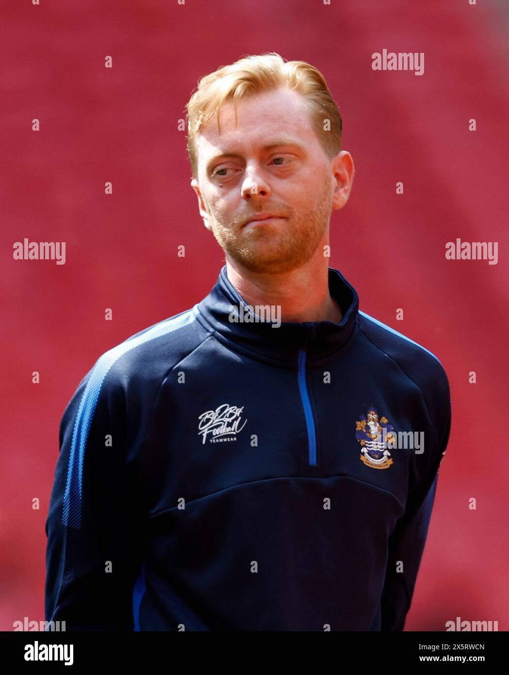 Romford manager Dan Spinks before the Isuzu FA Vase Final at Wembley Stadium, London. Picture ...