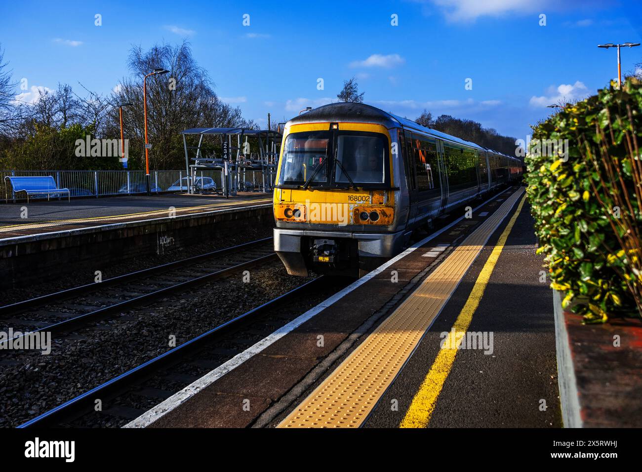 British Rail Network Rail Diesel powered passenger commuter trian ...
