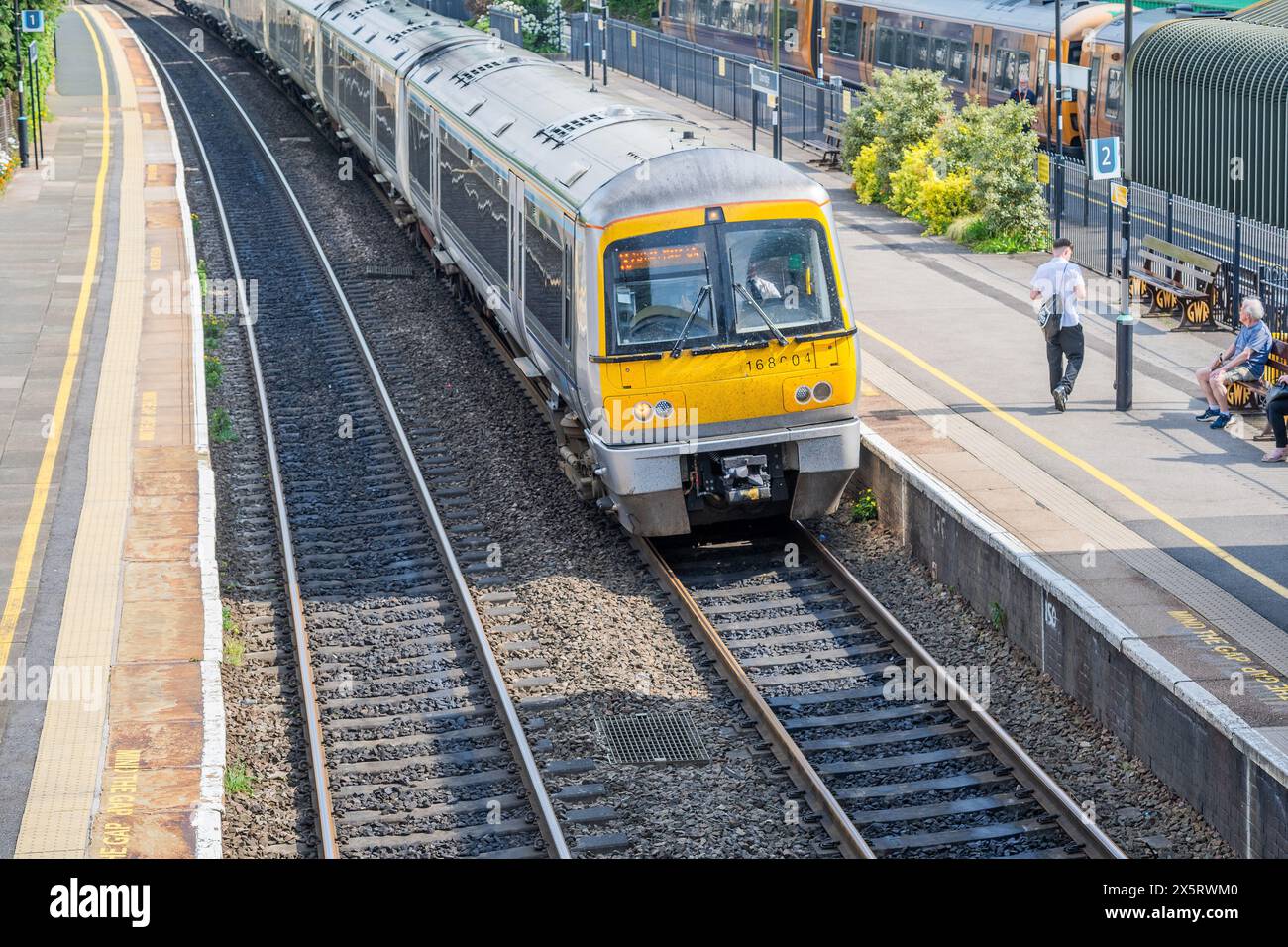 British Rail Network Rail Diesel powered passenger commuter trian ...