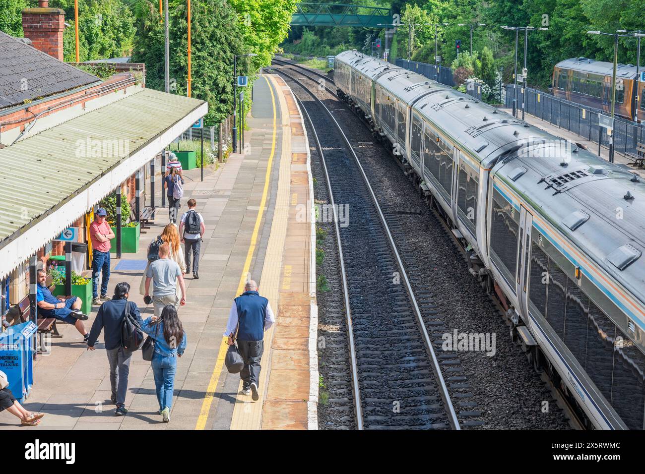 British Rail Network Rail Diesel powered passenger commuter trian ...