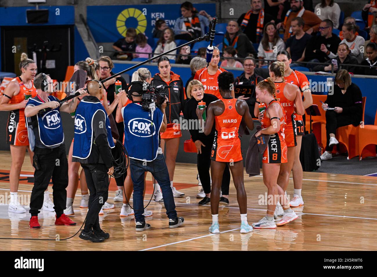 Super netball lightning giants hi-res stock photography and images - Alamy
