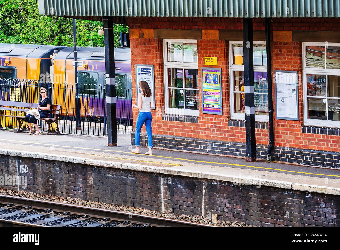 British Rail Network Rail Diesel powered passenger commuter trian ...