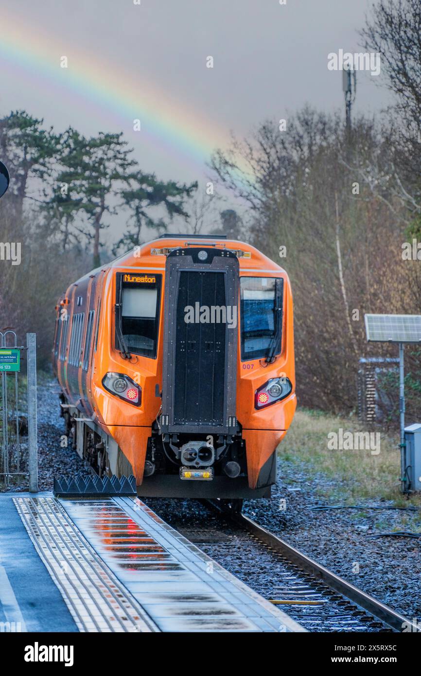 British Rail Network Rail Diesel powered passenger commuter trian ...