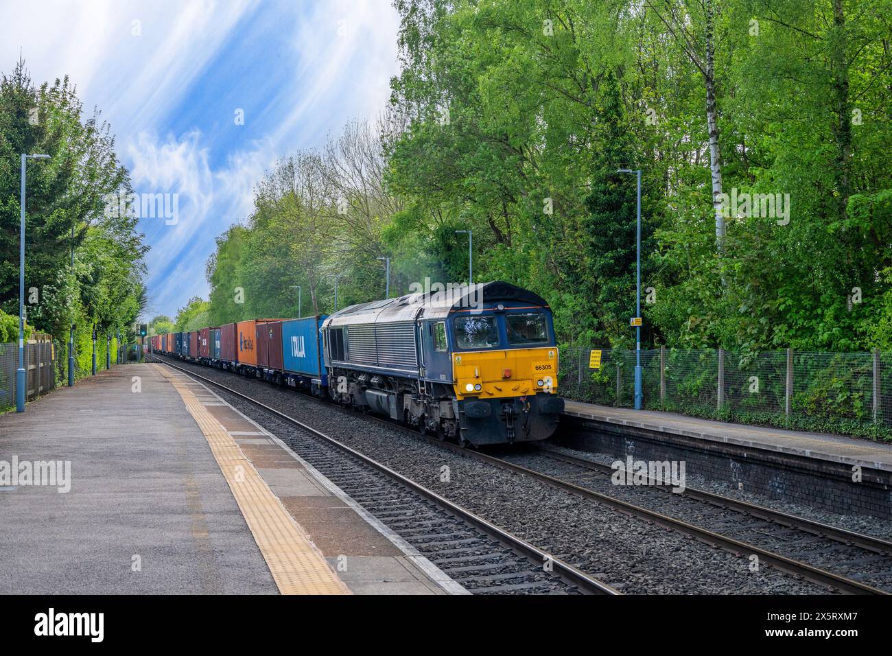 freight train goods cargo train british rail network rail west midlands ...