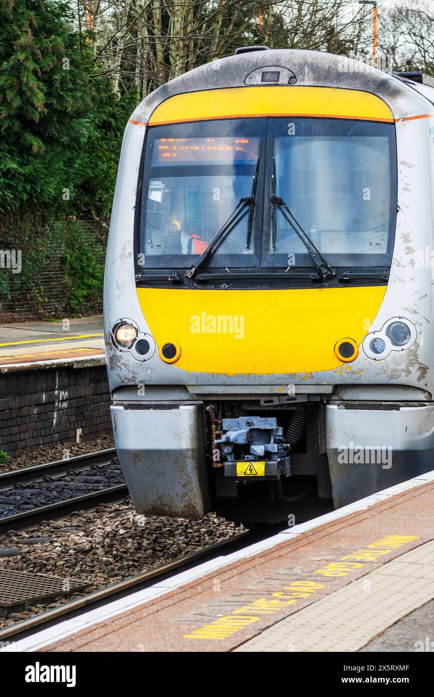 British Rail Network Rail Diesel powered passenger commuter trian ...