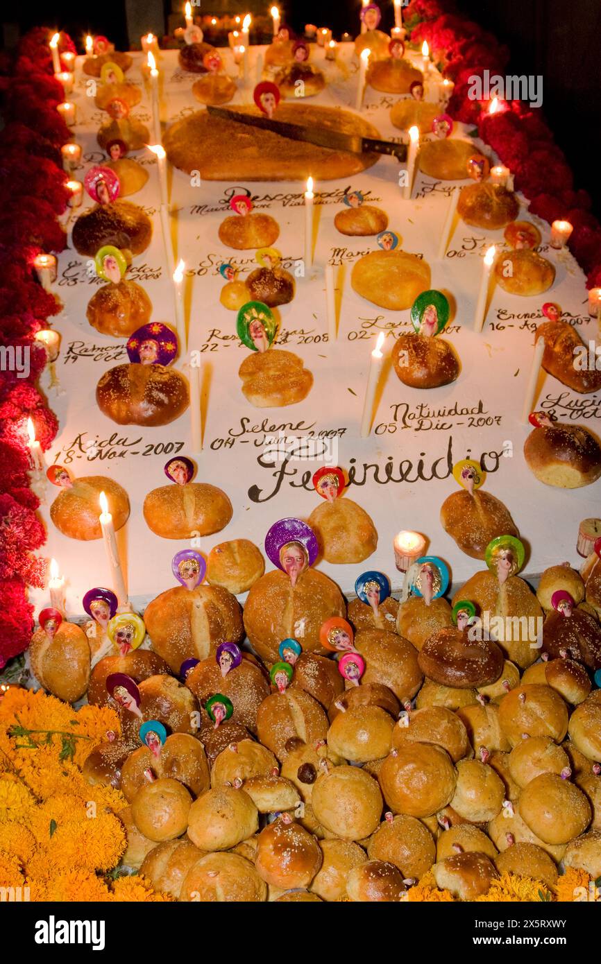 Oaxaca, Mexico. Day of the Dead Celebrations. Altar in Memory of Women ...