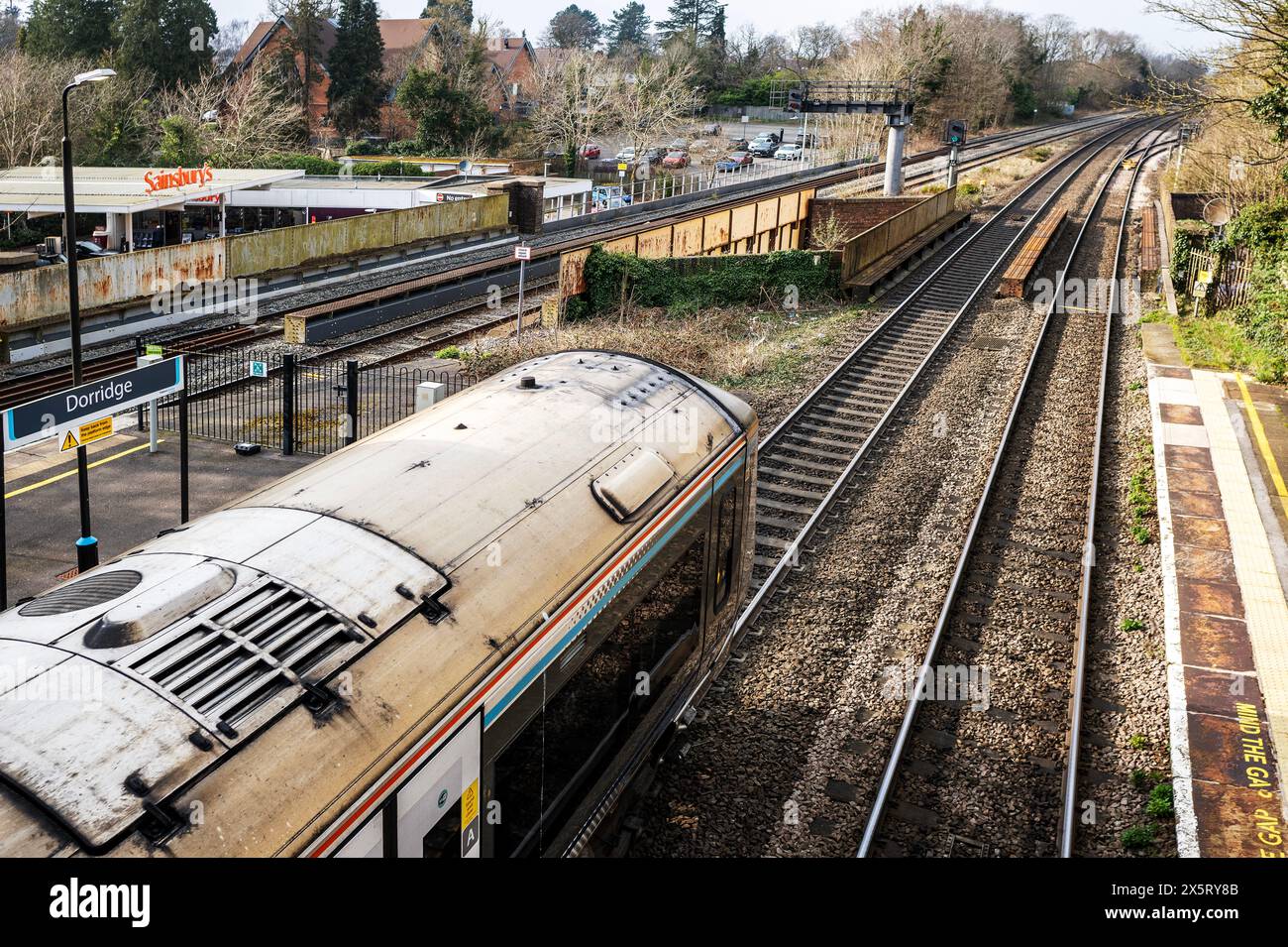 British Rail Network Rail Diesel powered passenger commuter trian ...