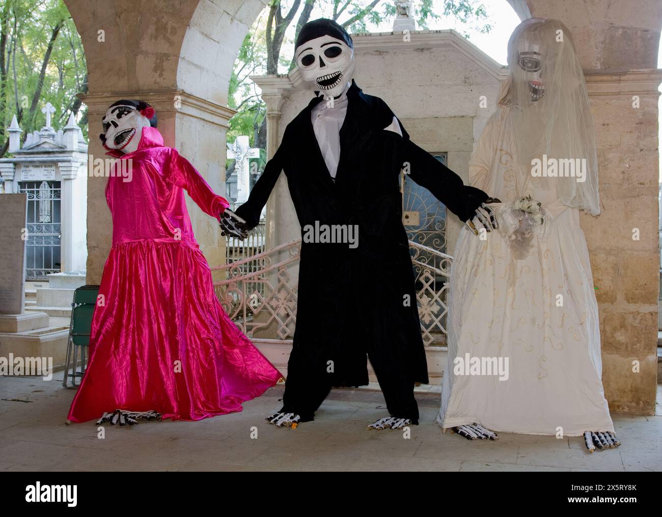 Oaxaca, Mexico, North America. Day of the Dead Celebrations. Large-than ...
