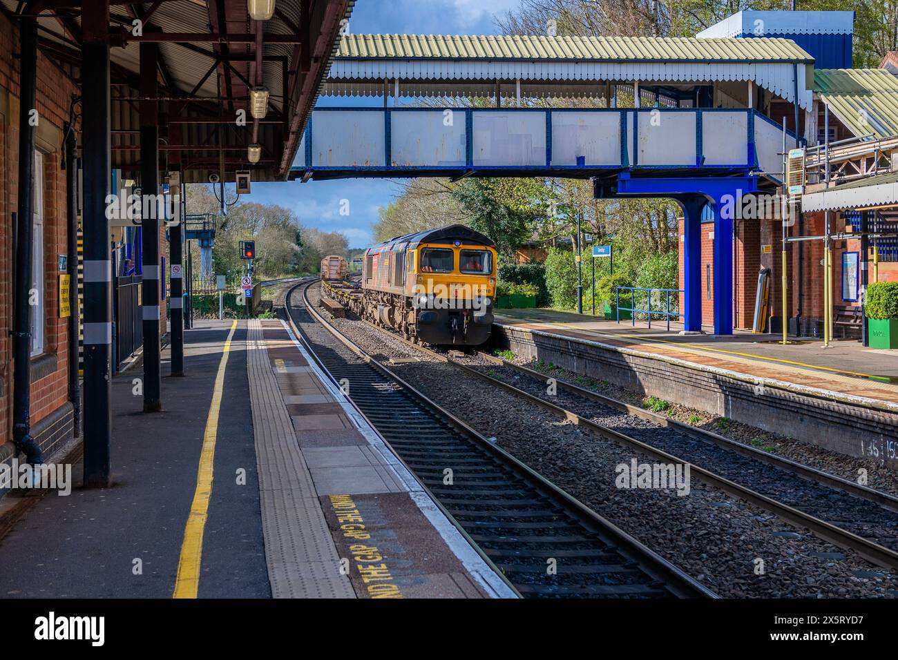 freight train goods cargo train british rail network rail west midlands ...