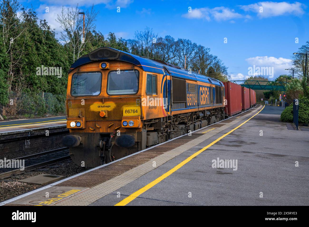 freight train goods cargo train british rail network rail west midlands ...