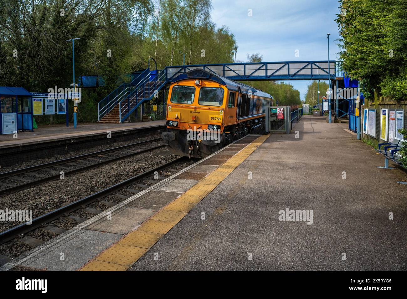 freight train goods cargo train british rail network rail west midlands ...