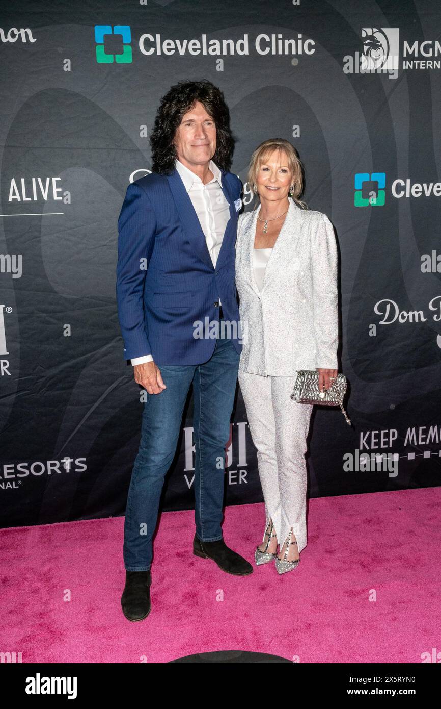 Las Vegas, NV, USA. 10th May, 2024. Tommy Thayer, Kim Lavb at Keep Memory Alive's 27th Annual ...