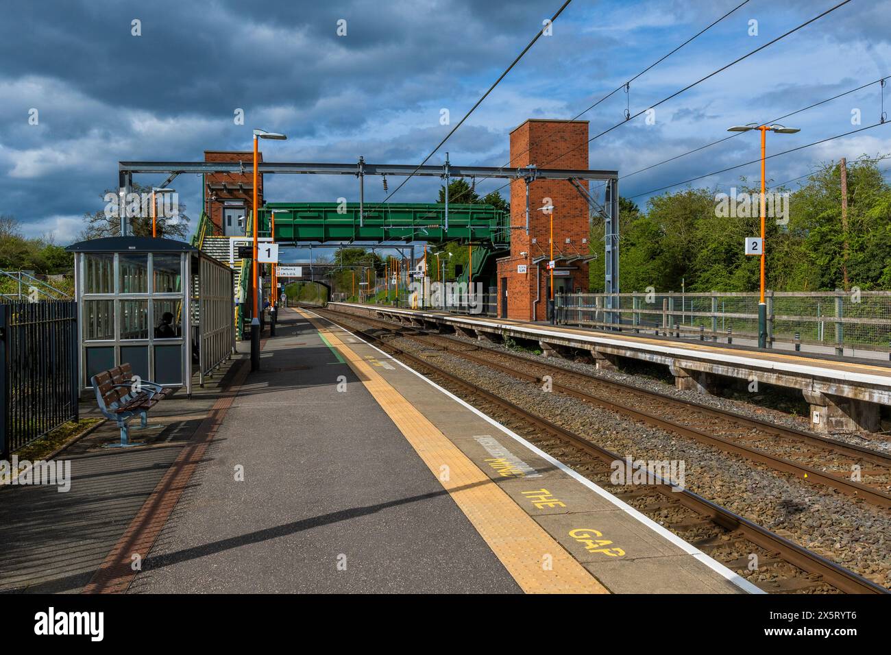 electric powered passenger commuter train west midlands england uk ...