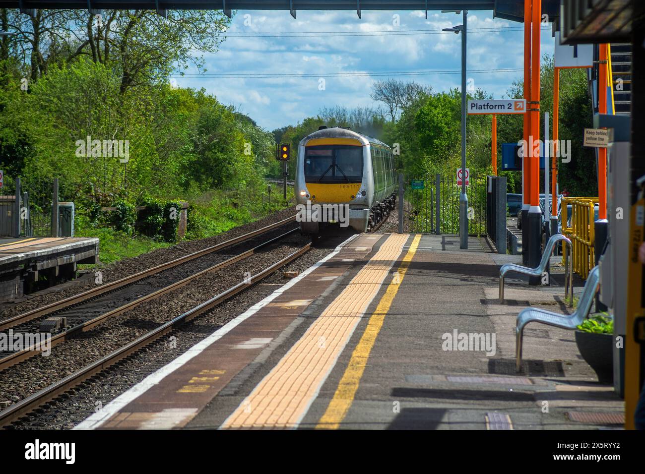 British Rail Network Rail Diesel powered passenger commuter trian ...
