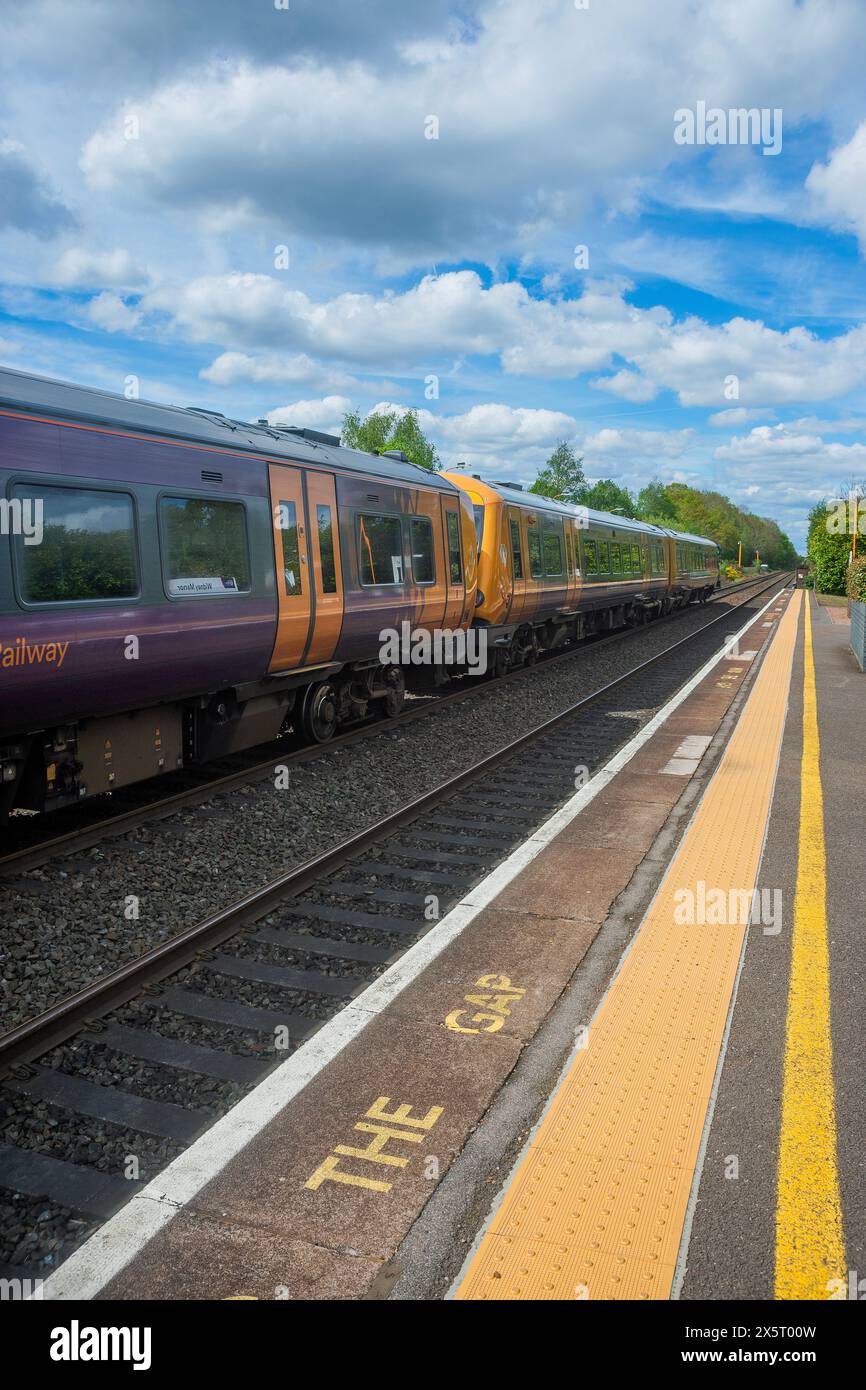 British Rail Network Rail Diesel powered passenger commuter trian ...