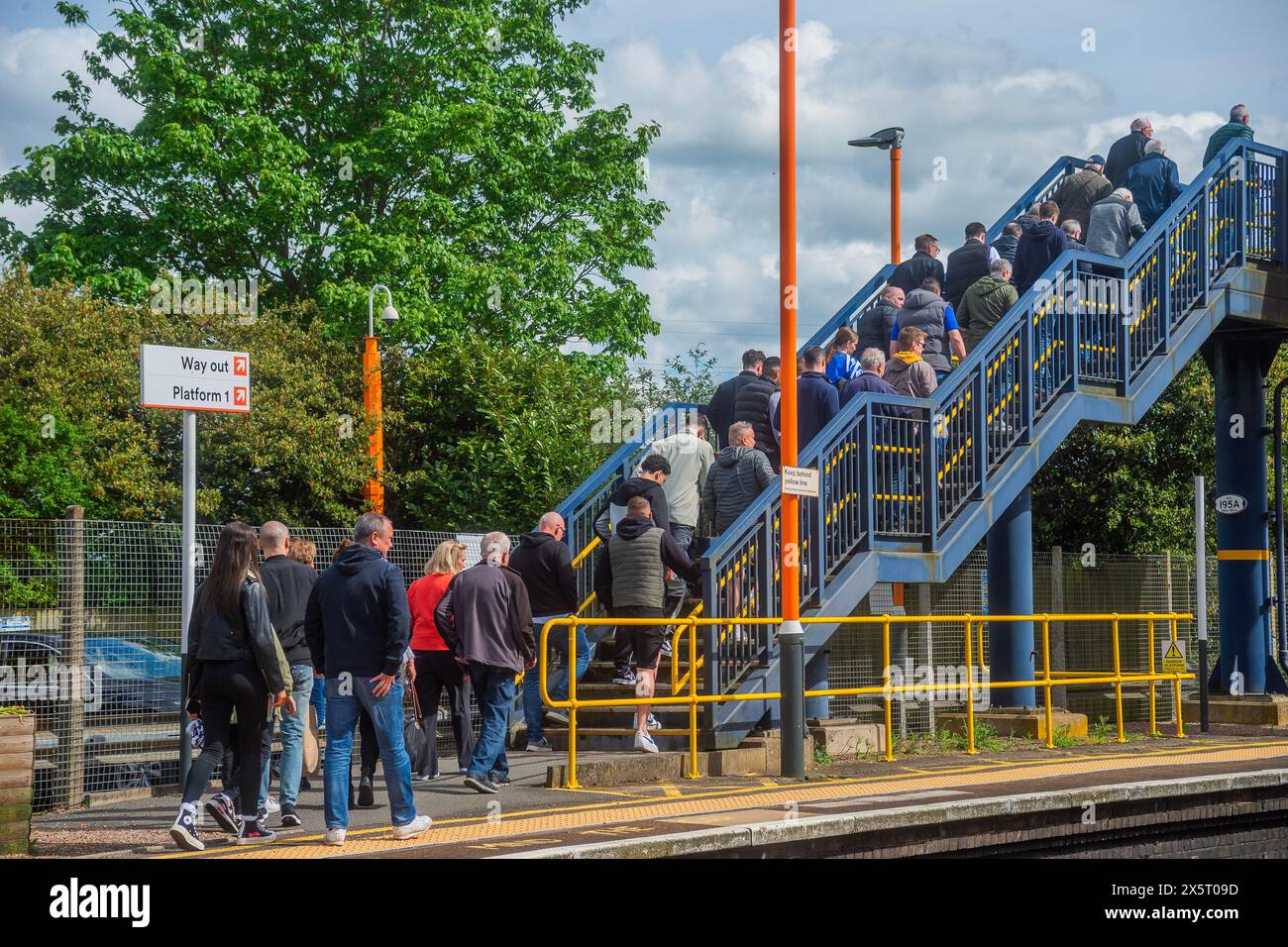 British Rail Network Rail Diesel powered passenger commuter trian ...