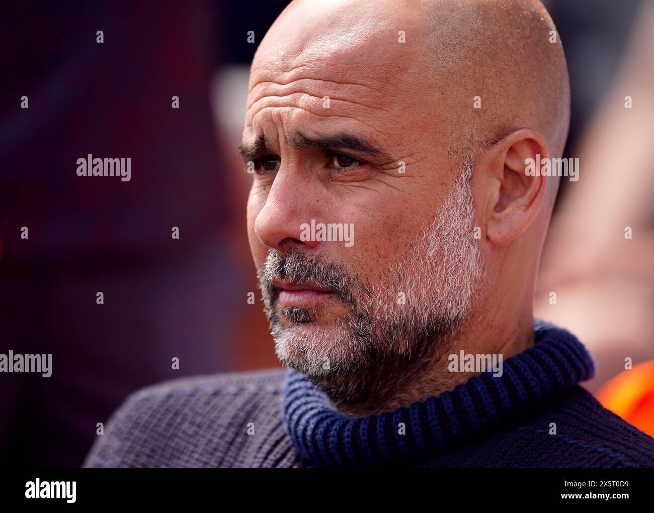 Manchester City manager Pep Guardiola during the Premier League match ...