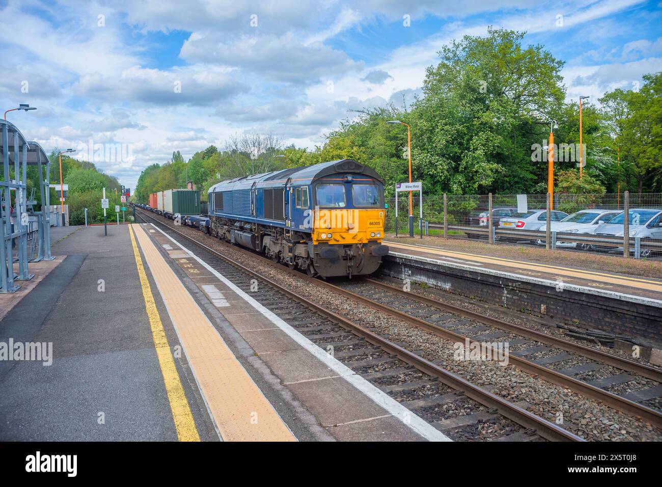freight train goods cargo train british rail network rail west midlands ...
