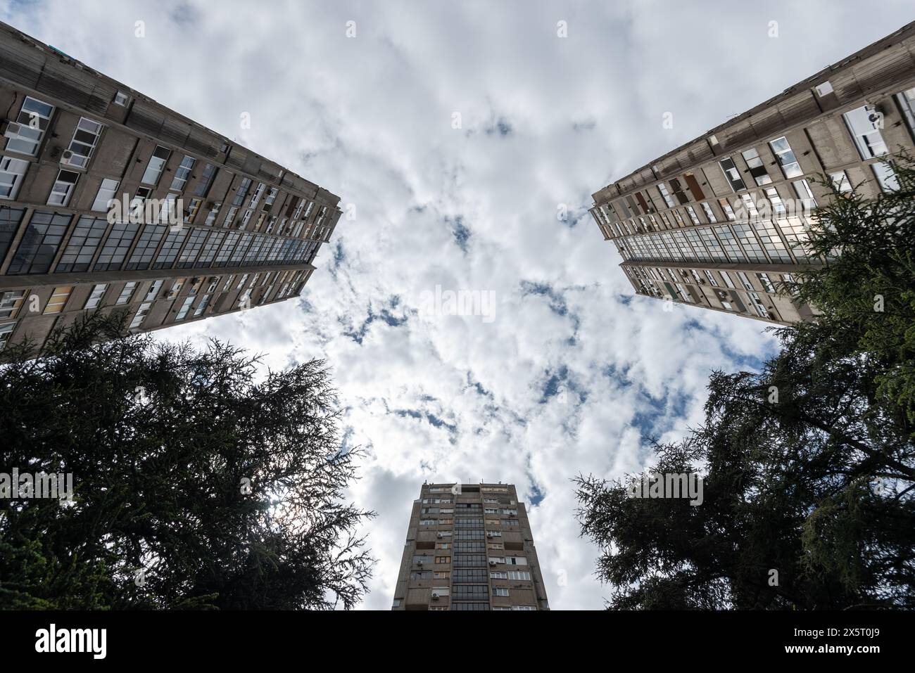Belgrade's Eastern gate, 3 brutalist buildings on the east side of the ...