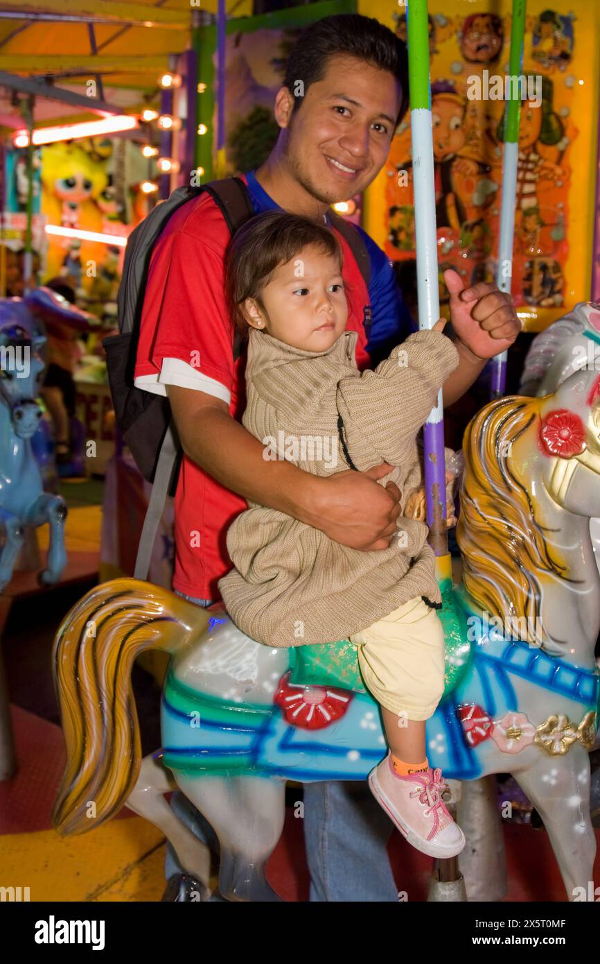 Oaxaca, Mexico, North America. Day of the Dead Celebrations. Carosel ...